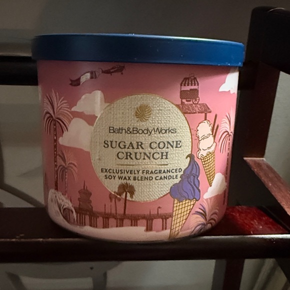 Bath & Body Works | Accents | Bath Body Works Sugar Cone Crunch Candle ...